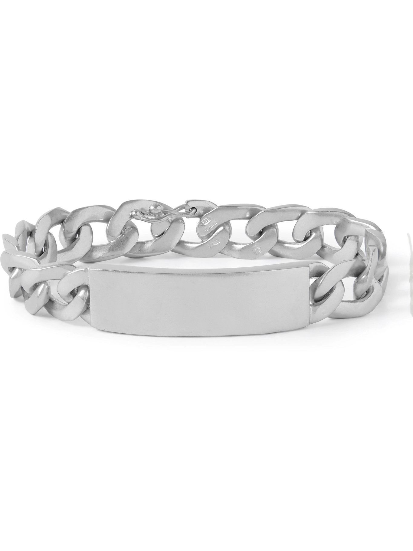 Maison Margiela - Sterling Silver ID Bracelet - Silver Maison Margiela