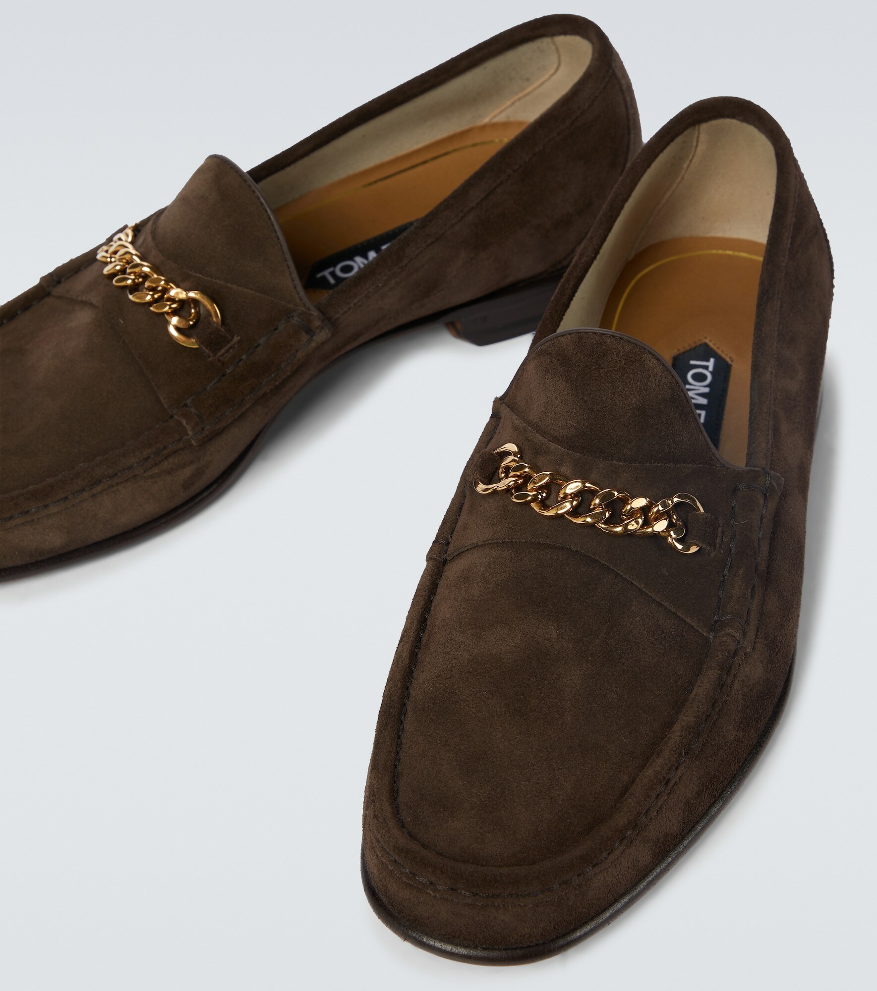 Tom Ford - suede York Chain loafers TOM FORD