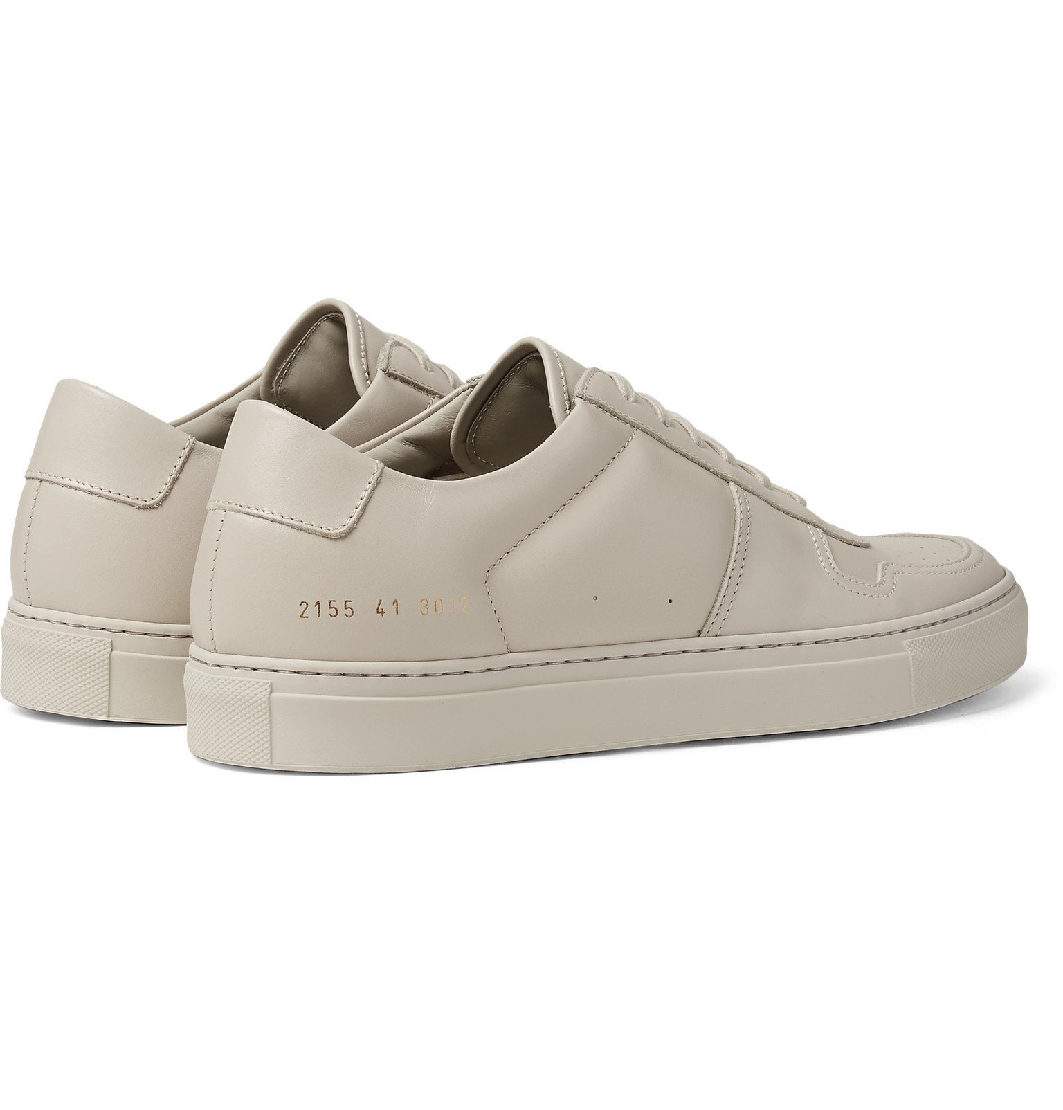 Common Projects - BBall Leather Sneakers - Gray Common Projects