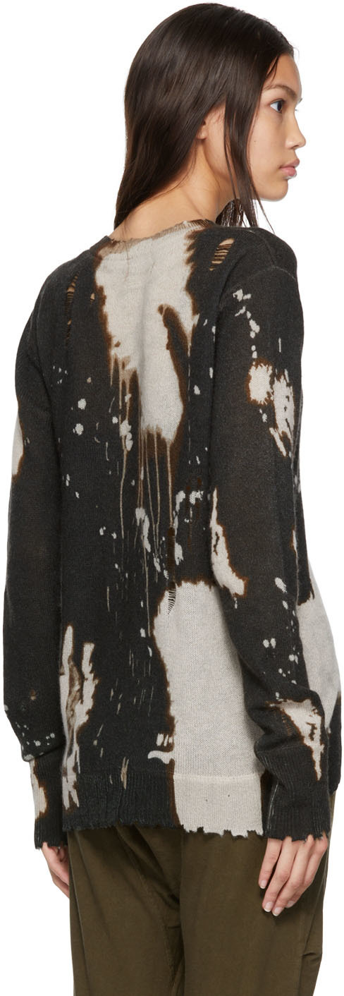 R13 Black Bleached Sweater R13