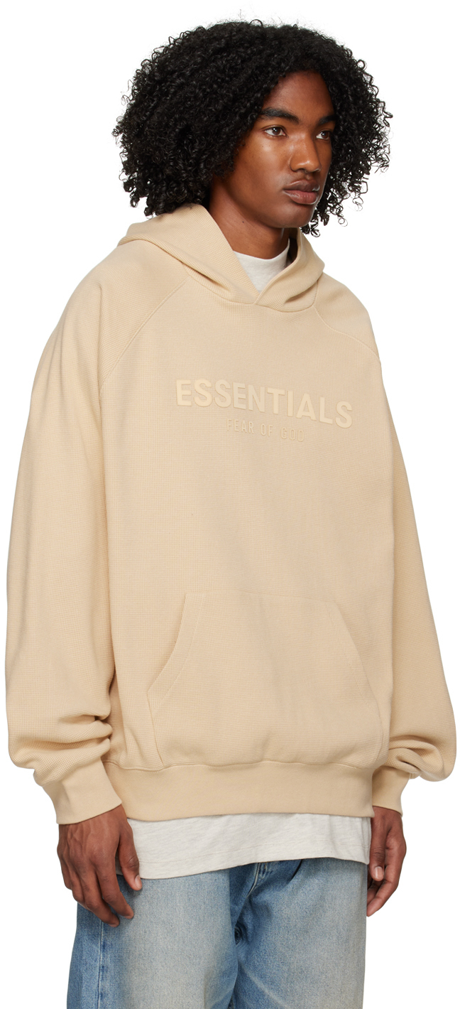 Essentials Beige Raglan Hoodie Essentials