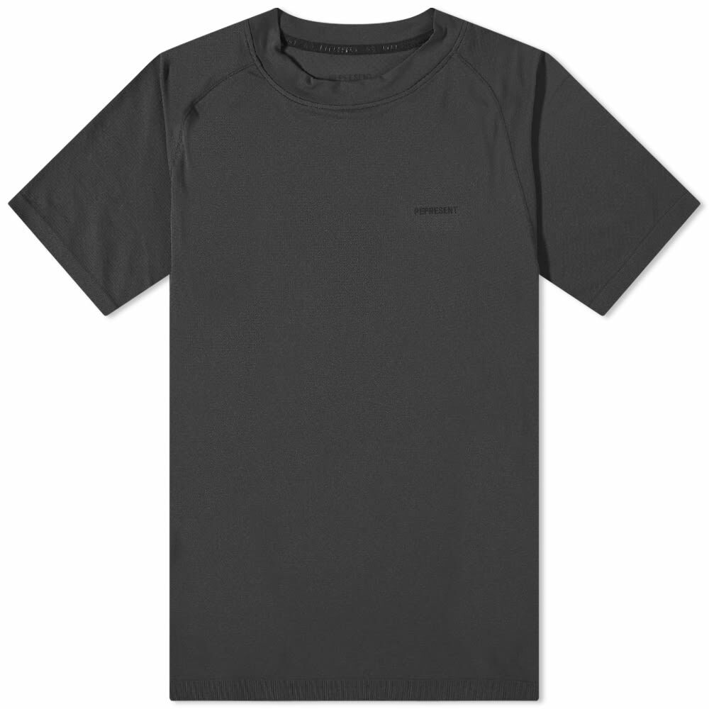 Represent Men's Seamless T-Shirt in Off Black Represent