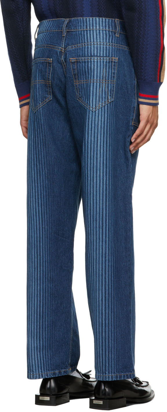 Ahluwalia Indigo Signature Low Rise Jeans Ahluwalia Studio