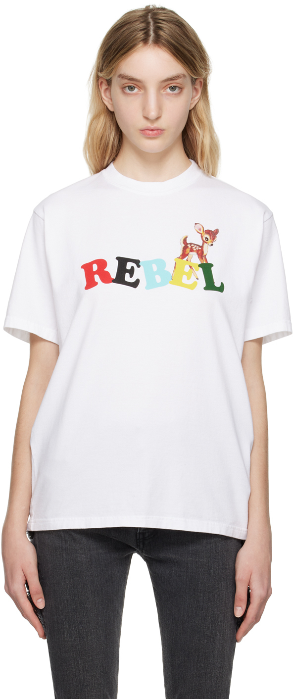 Undercover White 'Rebel' T-Shirt Undercover