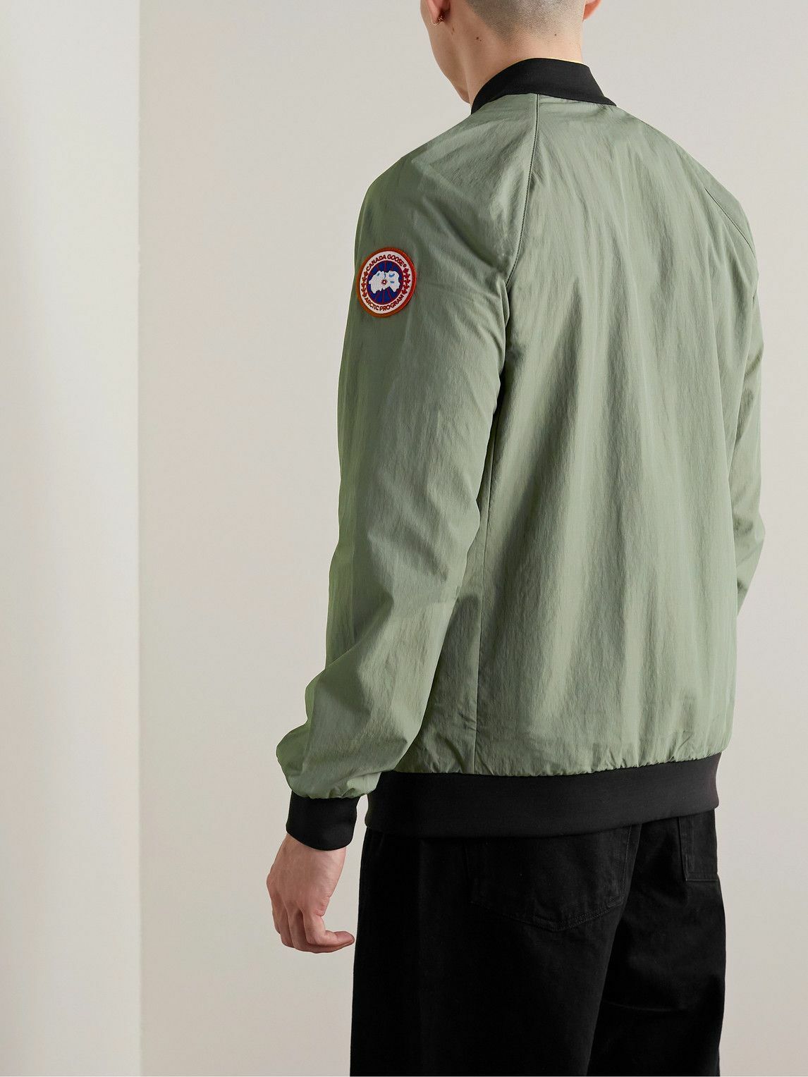 Canada Goose - Faber Grosgrain-Trimmed AcclimaLuxe Shell Bomber Jacket ...