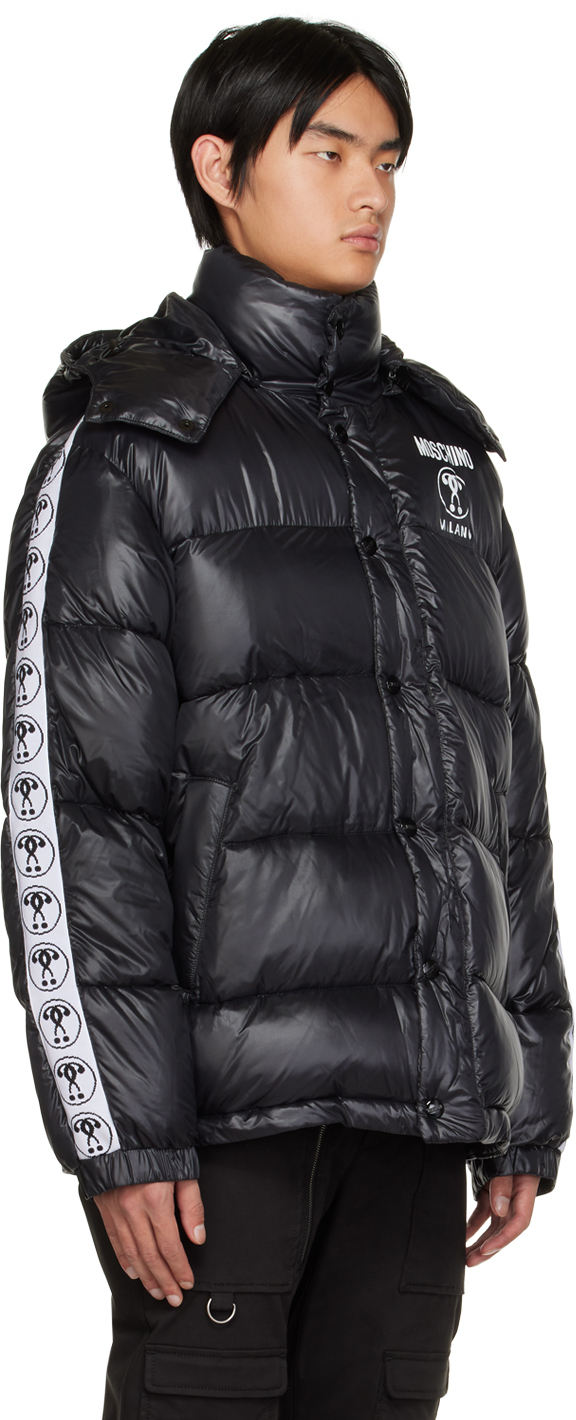 Moschino Black Double Question Mark Jacket Moschino