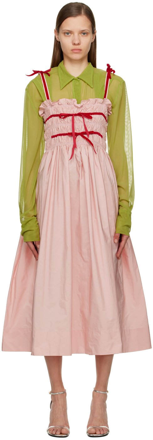 Molly Goddard Pink Kate Dress Molly Goddard