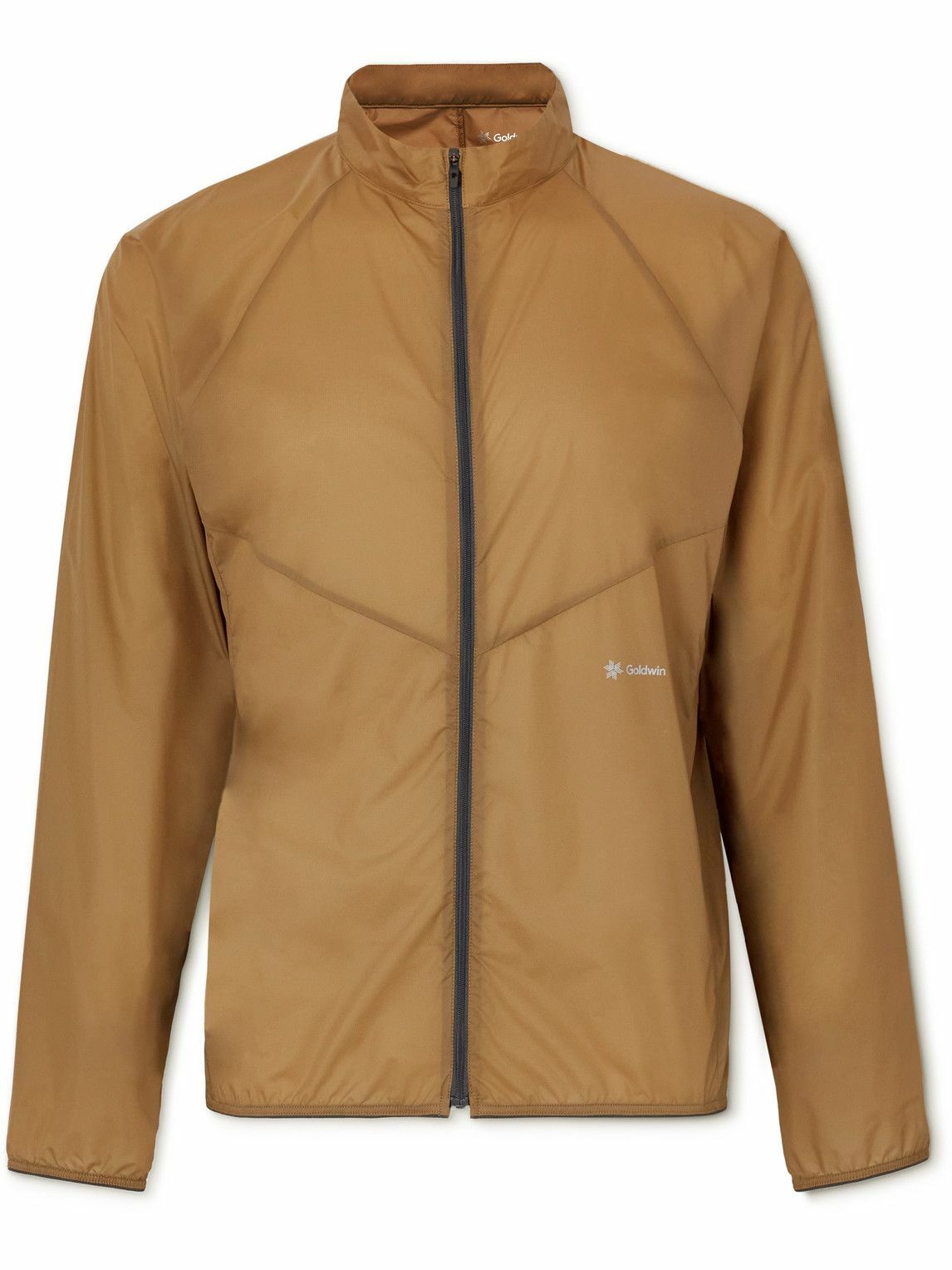 Goldwin - Compact Logo-Print Nylon-Ripstop Jacket - Brown Goldwin