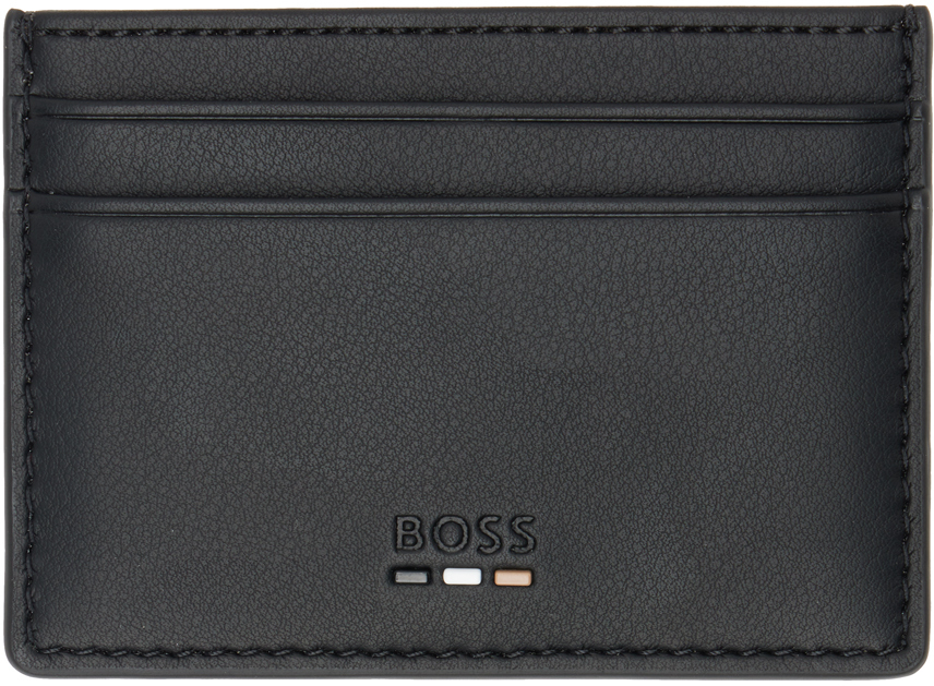 BOSS Black Stripe Card Holder BOSS