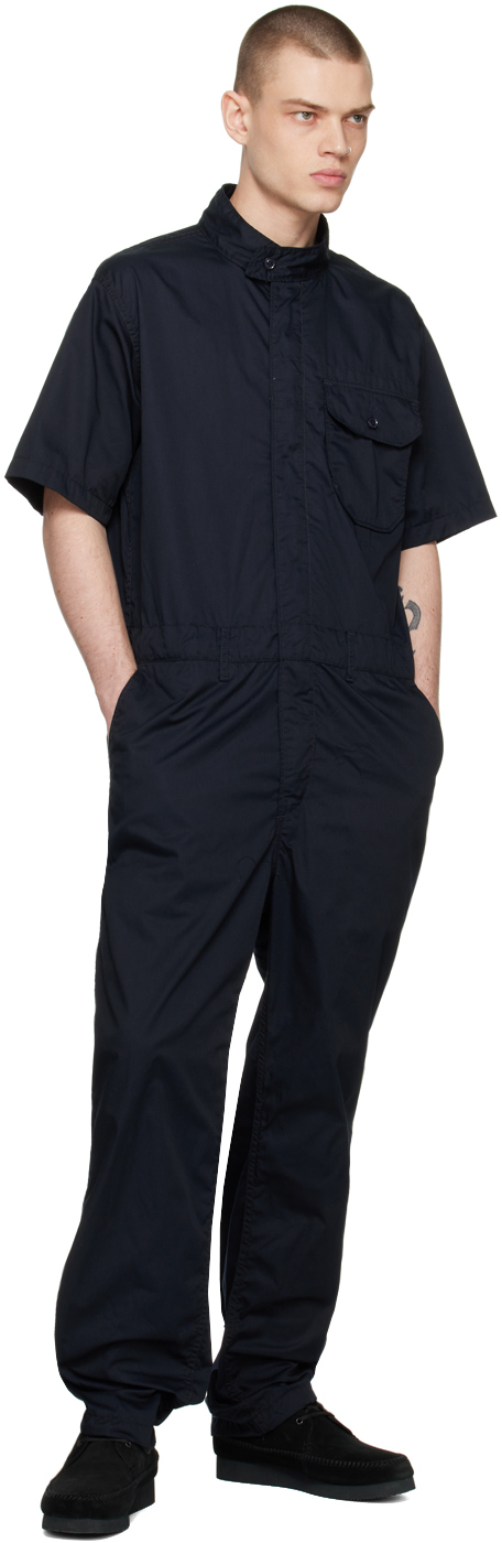 Engineered Garments Navy Racing Jumpsuit Engineered Garments
