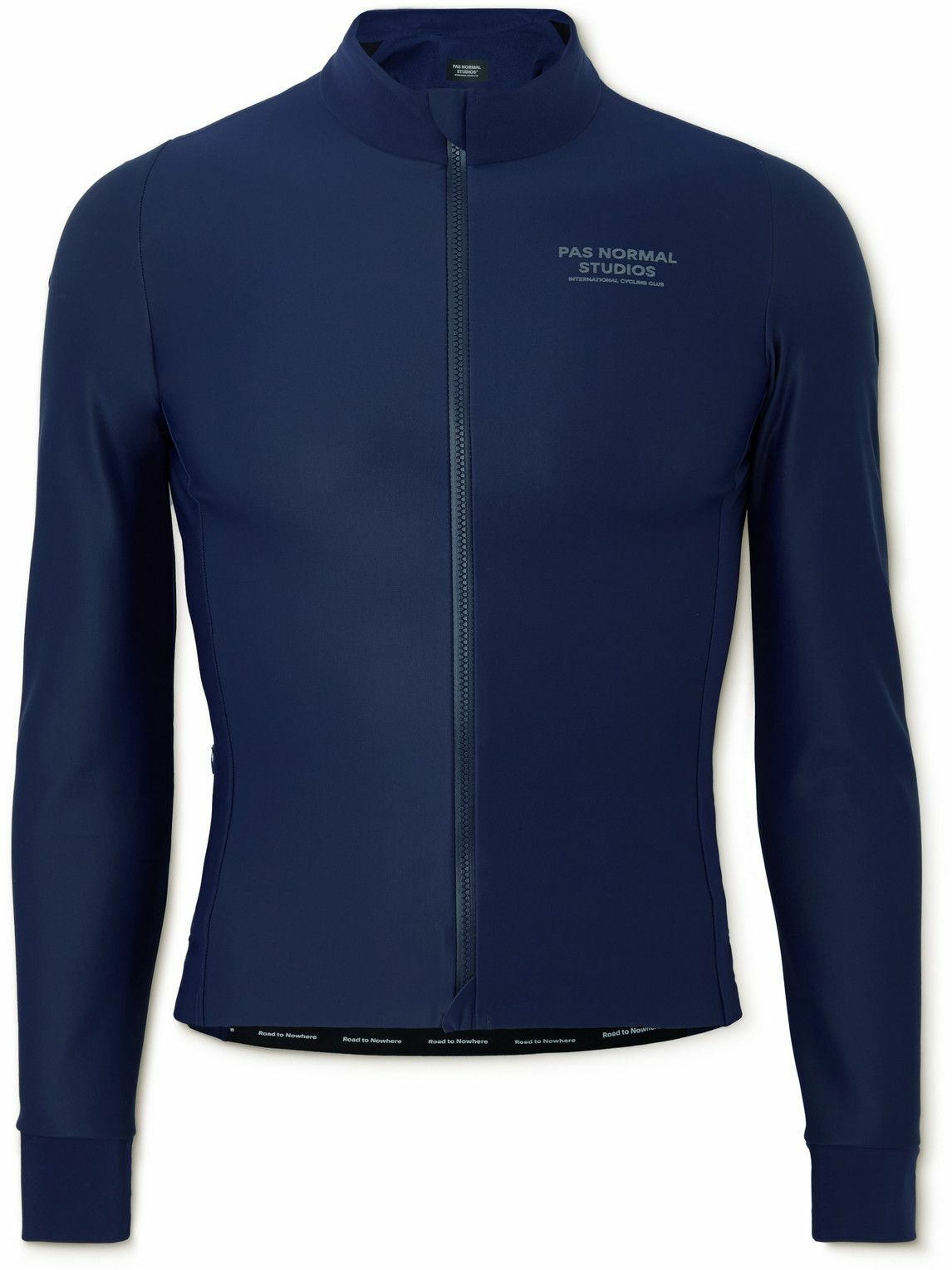 Pas Normal Studios - Mechanism Logo-Print Cycling Jersey - Blue Pas ...