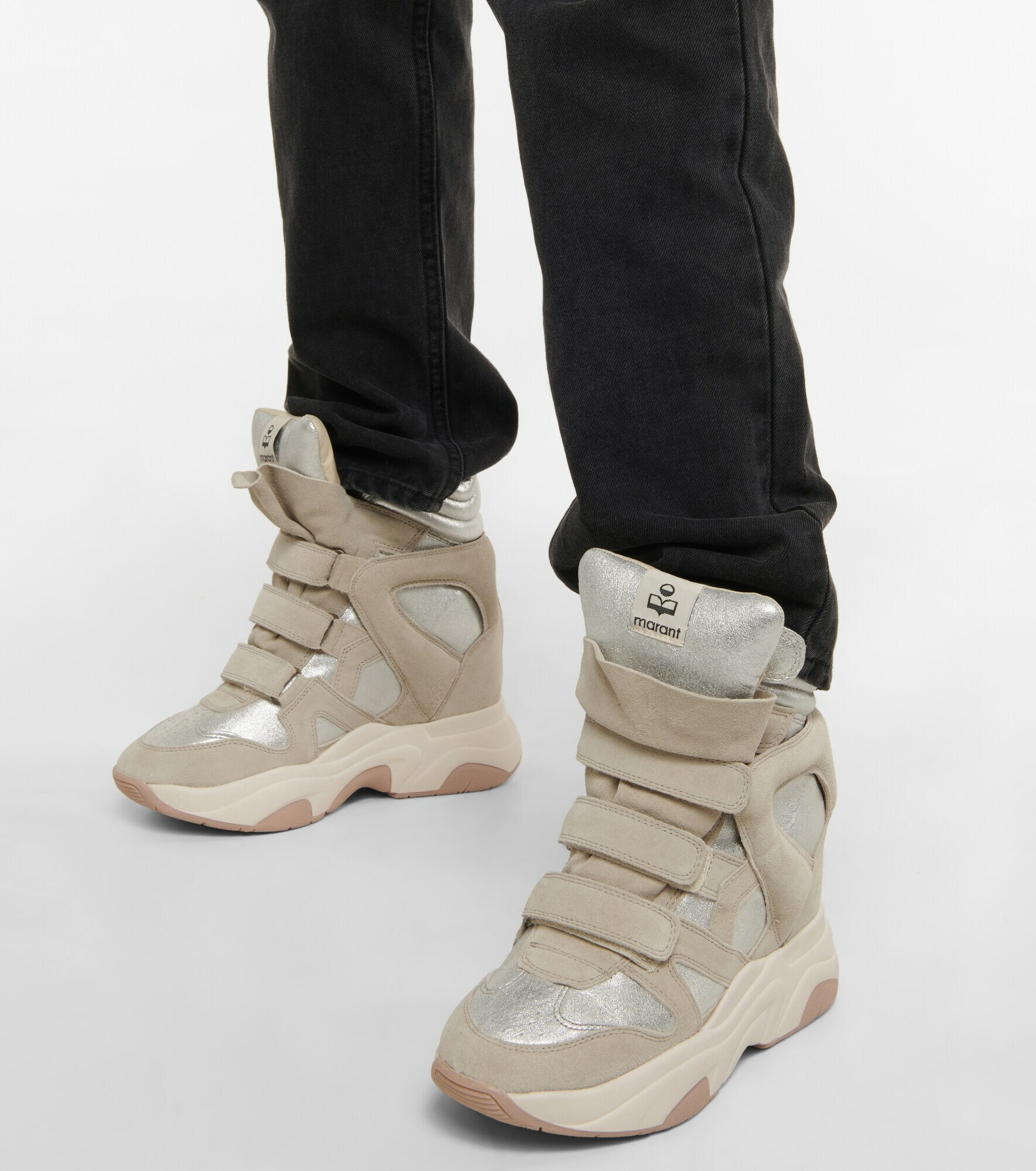 Isabel Marant - Balskee leather wedge sneakers Isabel Marant