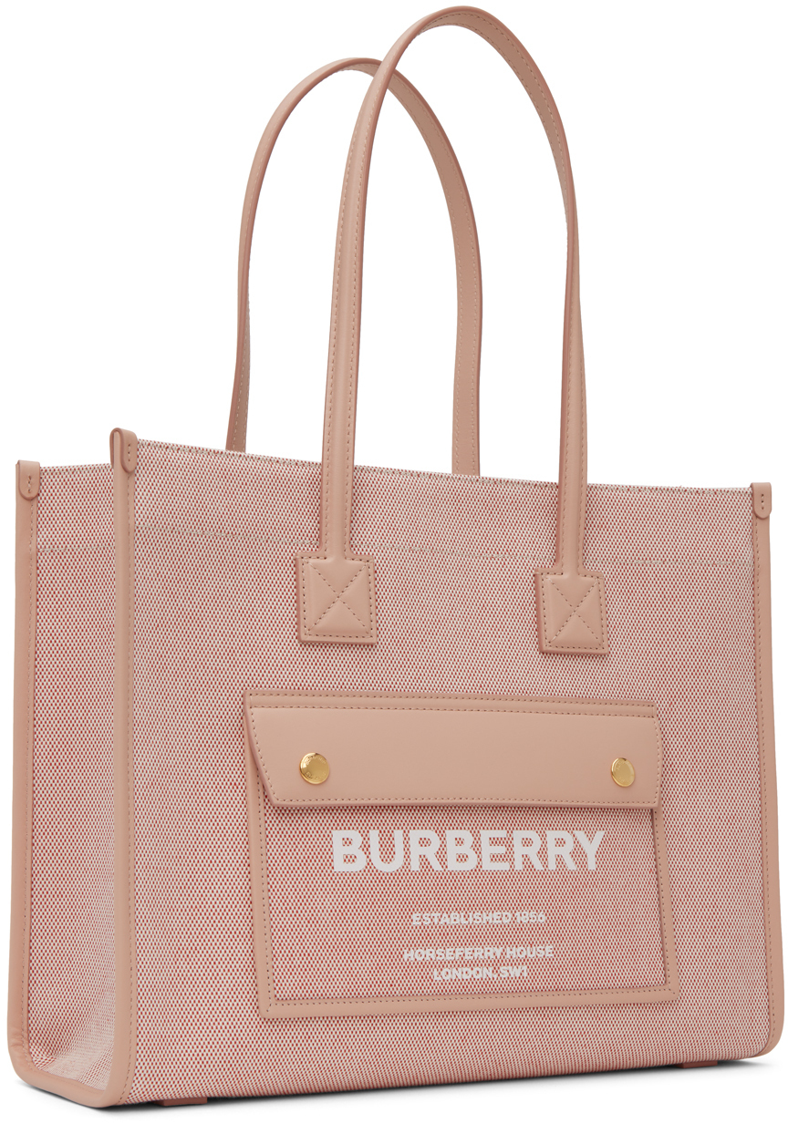 Burberry Pink Small Freya Tote Burberry