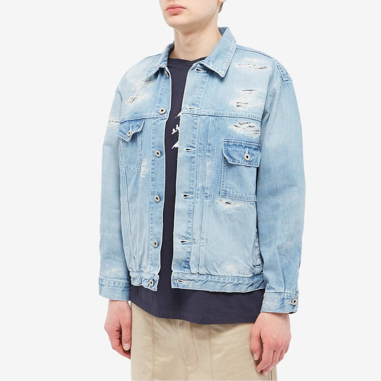 FDMTL Men's Denim Jacket in Indigo FDMTL