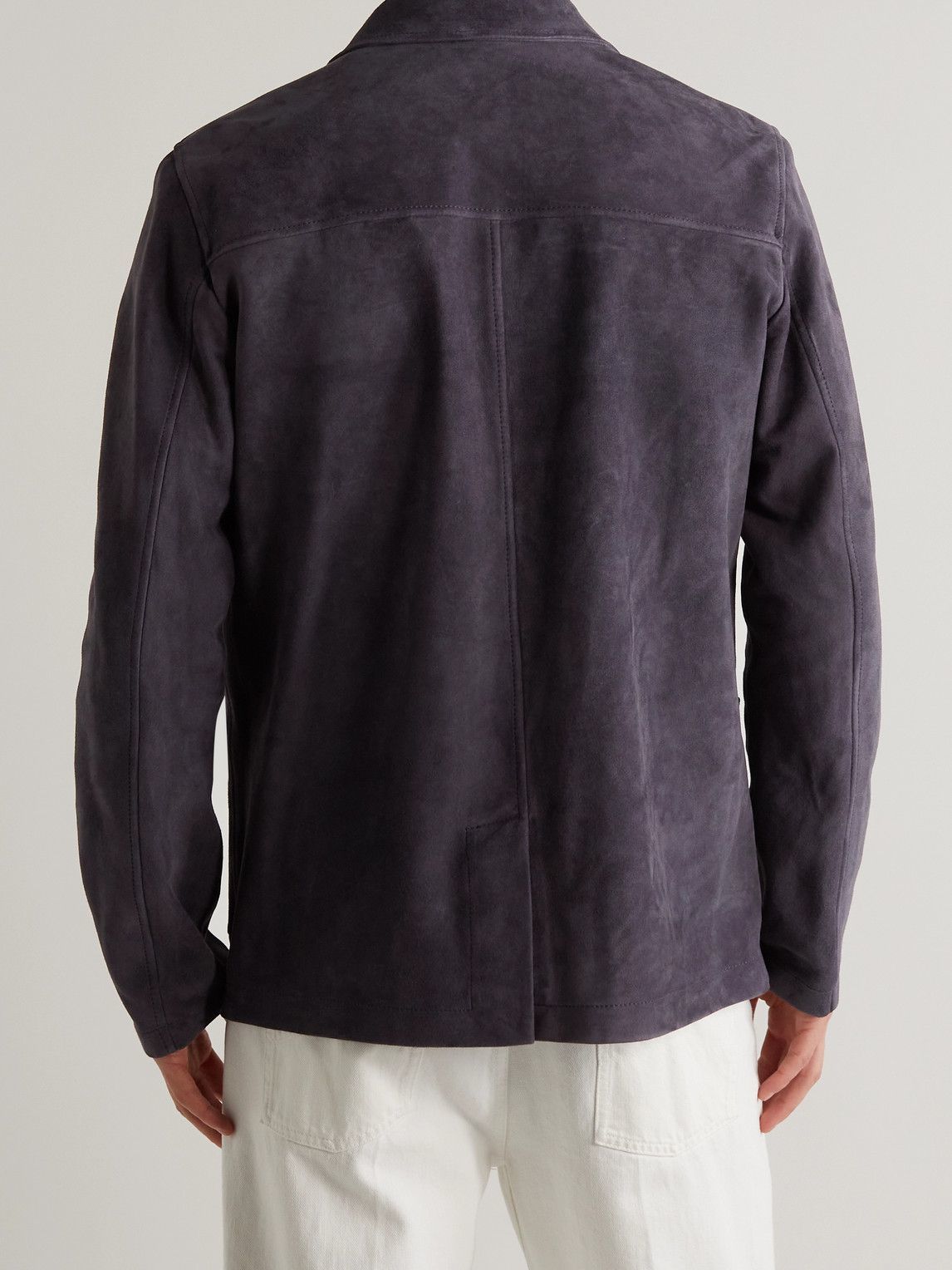 Valstar - Suede Jacket - Blue Valstarino