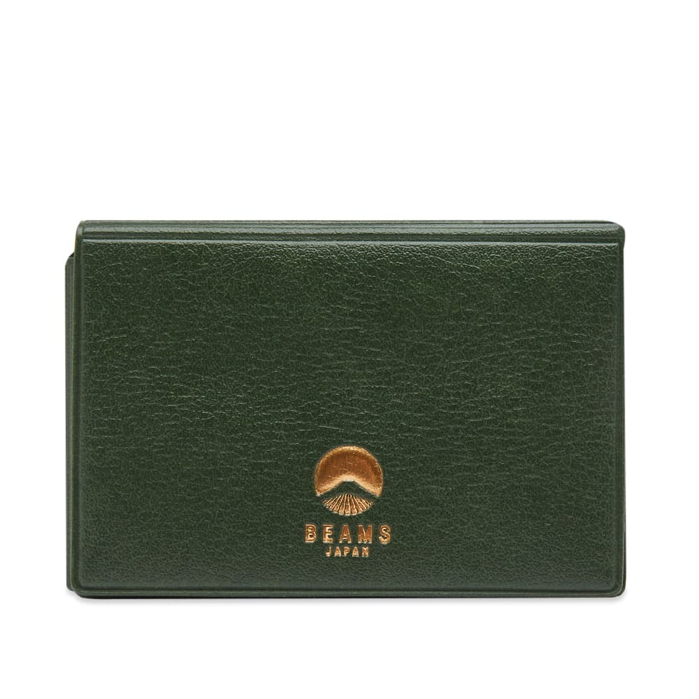 BEAMS JAPAN x Hightide Card Case in Green BEAMS JAPAN