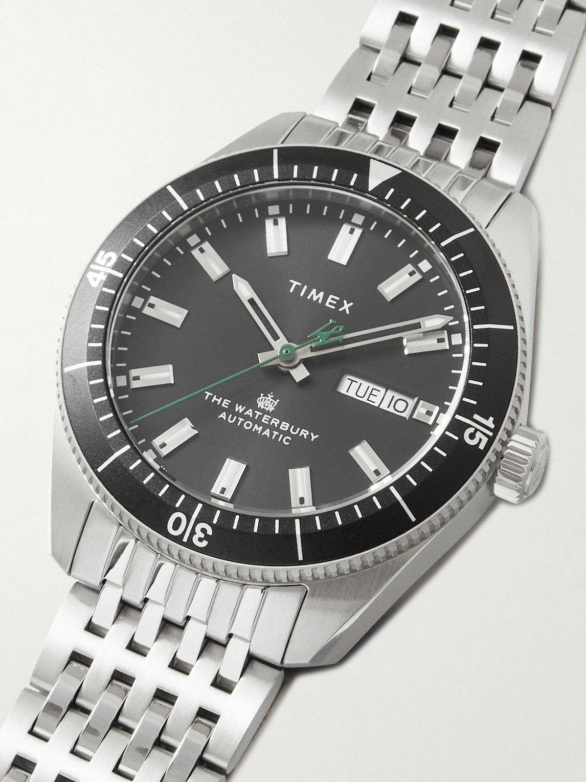 Timex - Waterbury Dive Automatic 40mm Stainless Steel Watch Timex