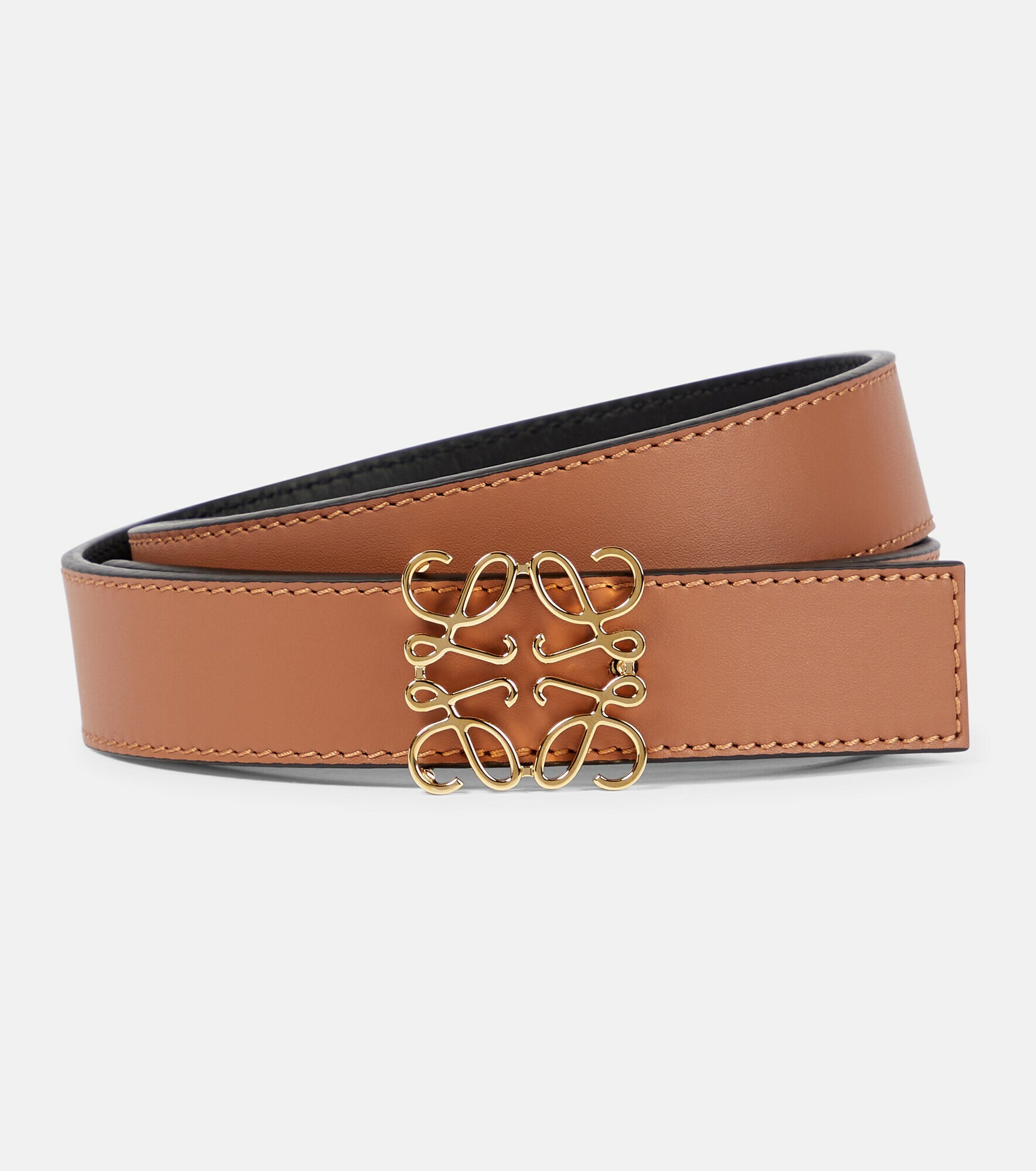 Loewe - Anagram reversible leather belt Loewe