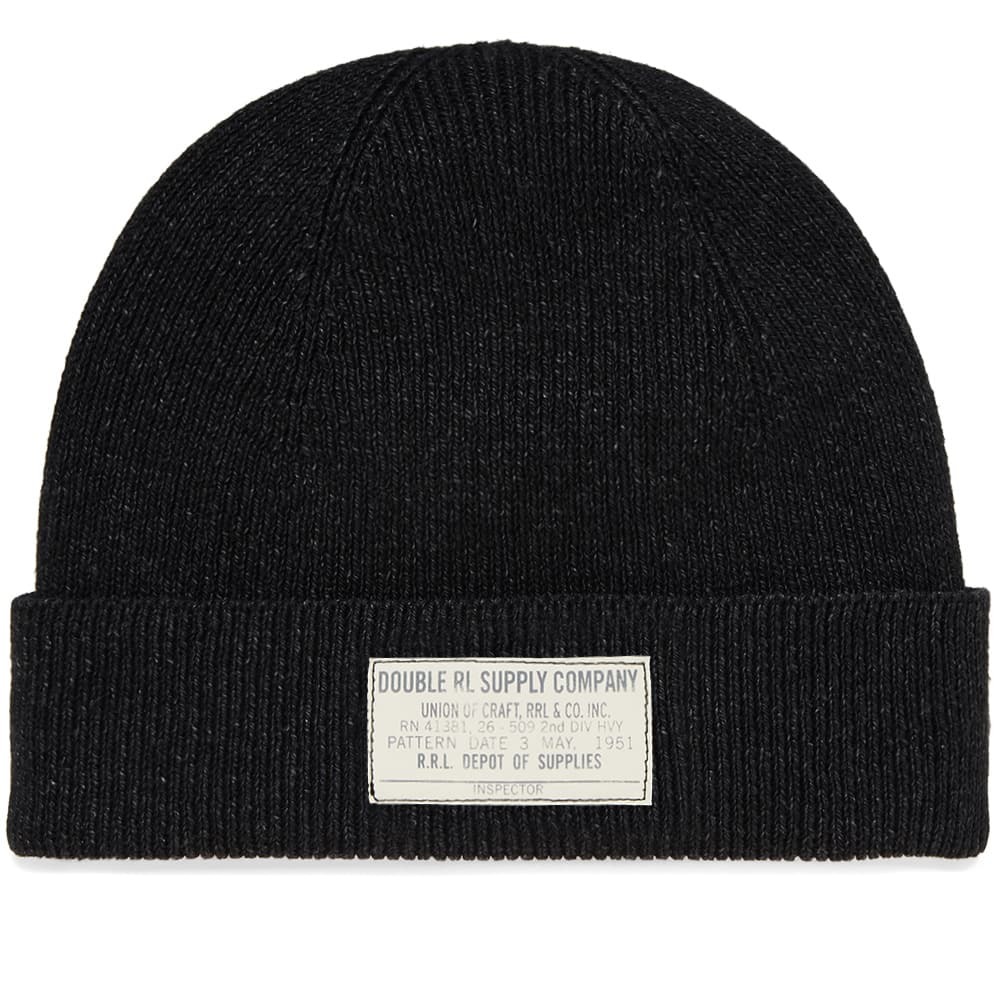 RRL Watch Cap Black RRL by Ralph Lauren