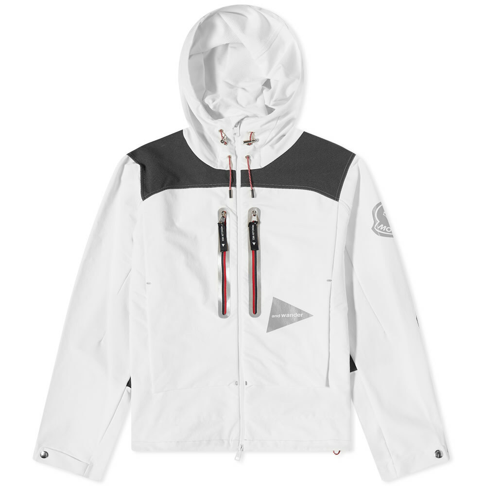 Moncler Men's Genius x and wander Shell Jacket in White Moncler