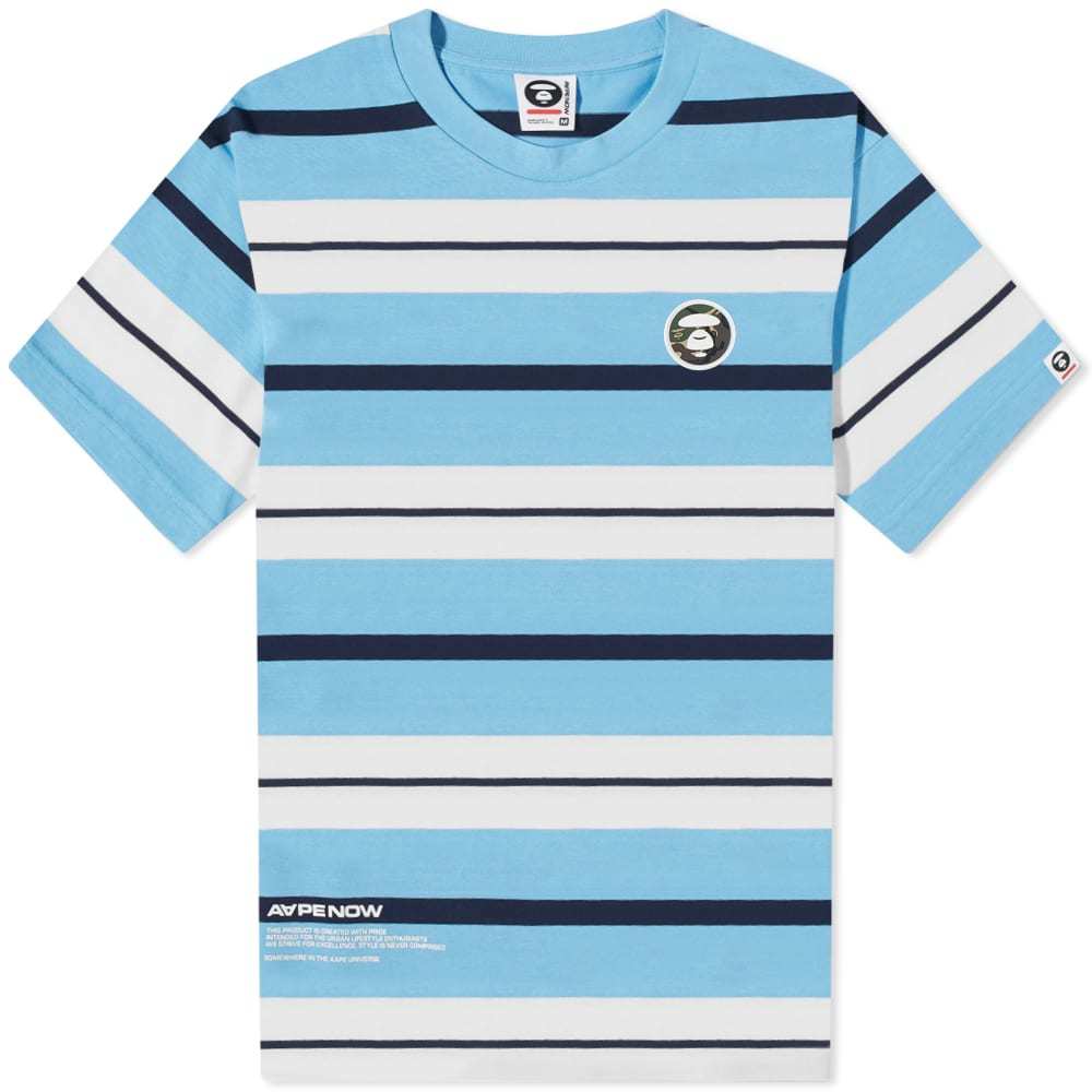 AAPE Badge Stripe Tee AAPE by A Bathing Ape