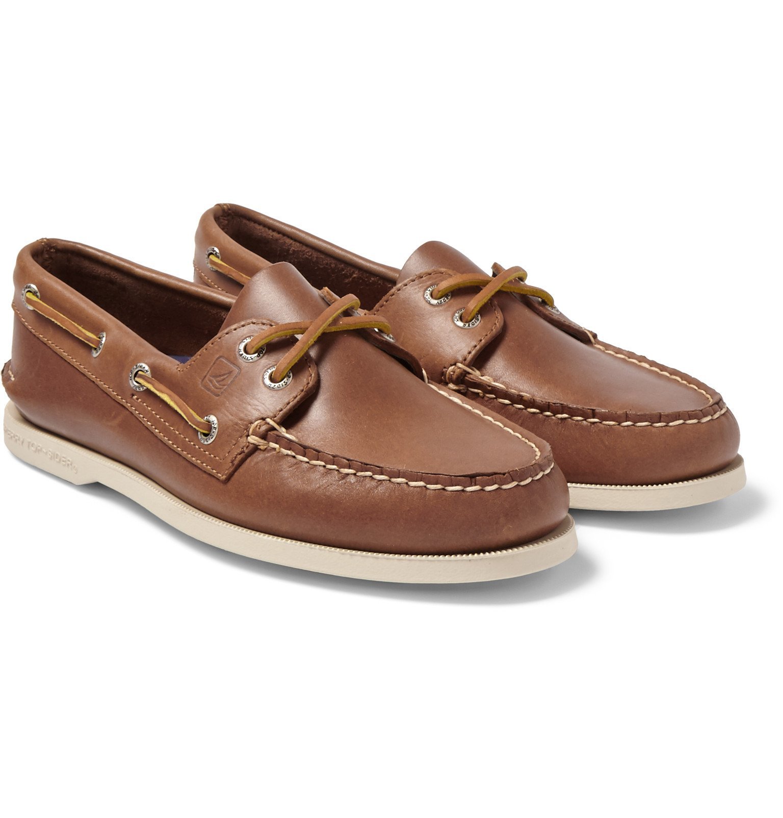 Sperry - Authentic Original Leather Boat Shoes - Brown Sperry Topsider