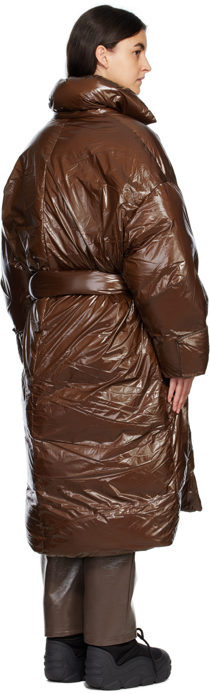 Entire Studios Brown RBI Down Coat Entire Studios