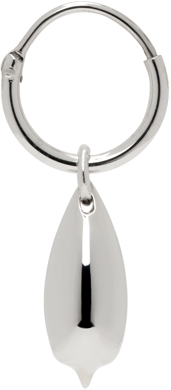LEMAIRE Silver Seed Drop Single Earring Lemaire
