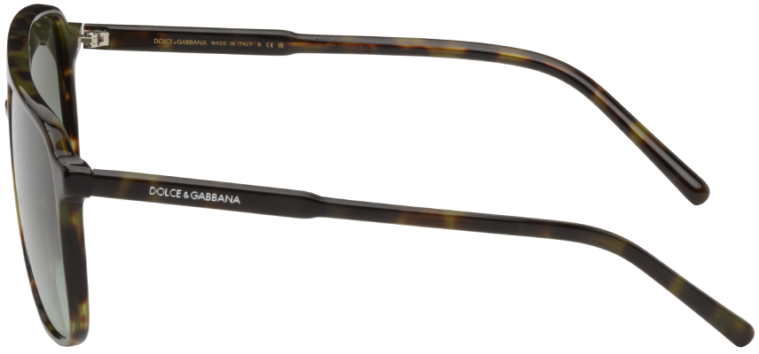 Dolce & Gabbana Tortoiseshell Aviator Sunglasses Dolce & Gabbana