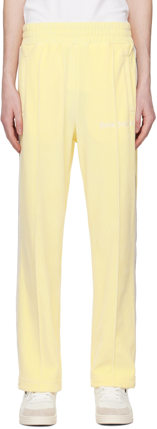 Palm Angels Yellow Pinched Track Pants Palm Angels