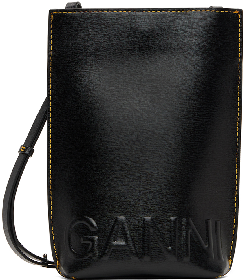 GANNI Black Small Banner Bag GANNI