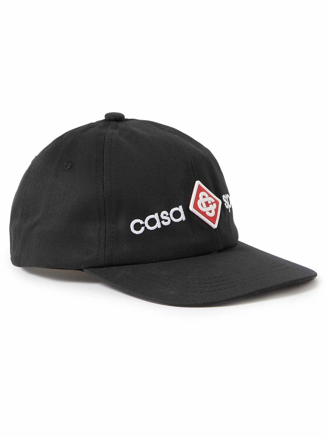Casablanca - Casa Sport Logo-Embroidered Cotton-Twill Baseball Cap ...