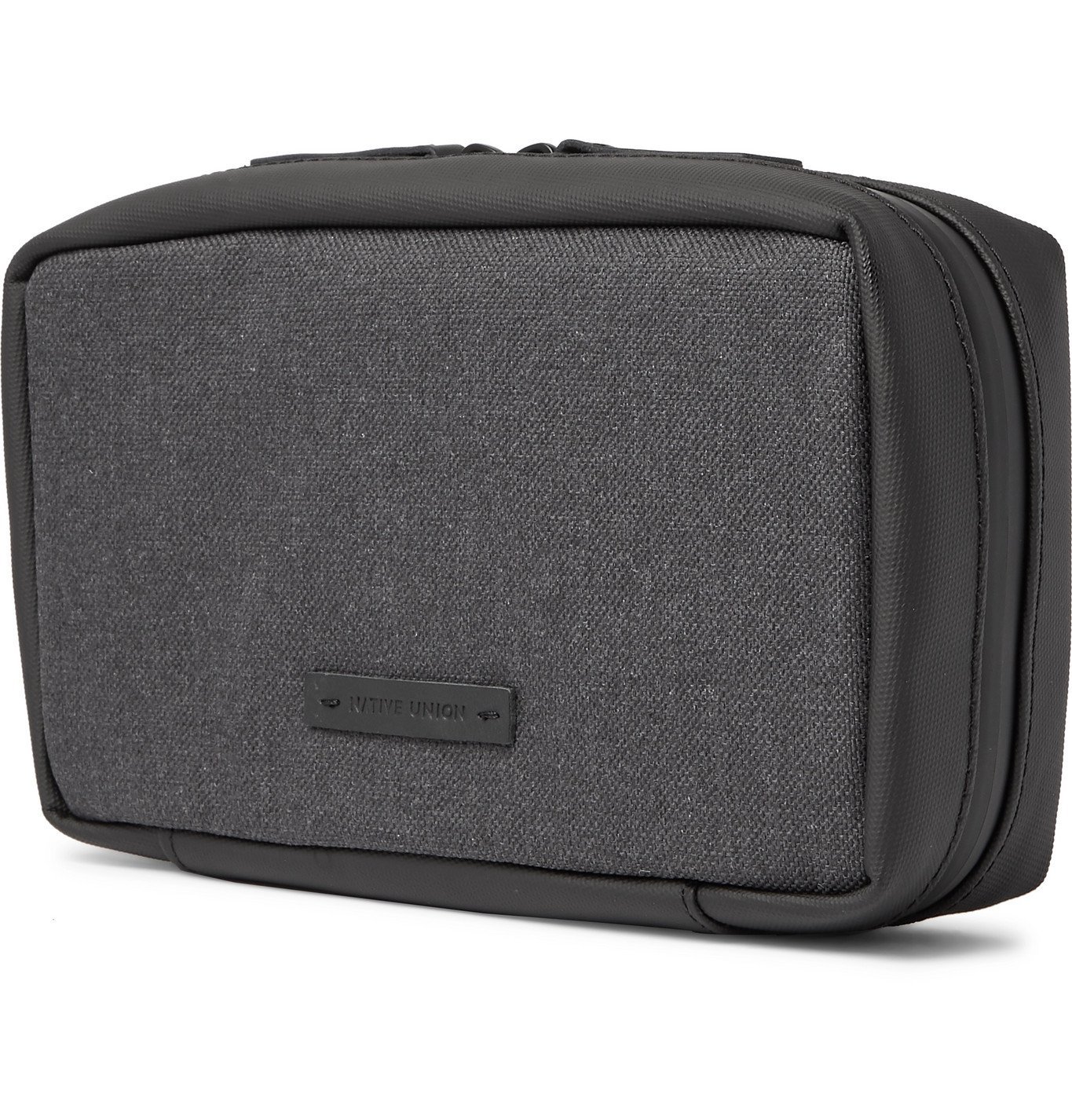 NATIVE UNION - Stow Organizer Panelled Canvas Zip-Around Pouch - Black ...