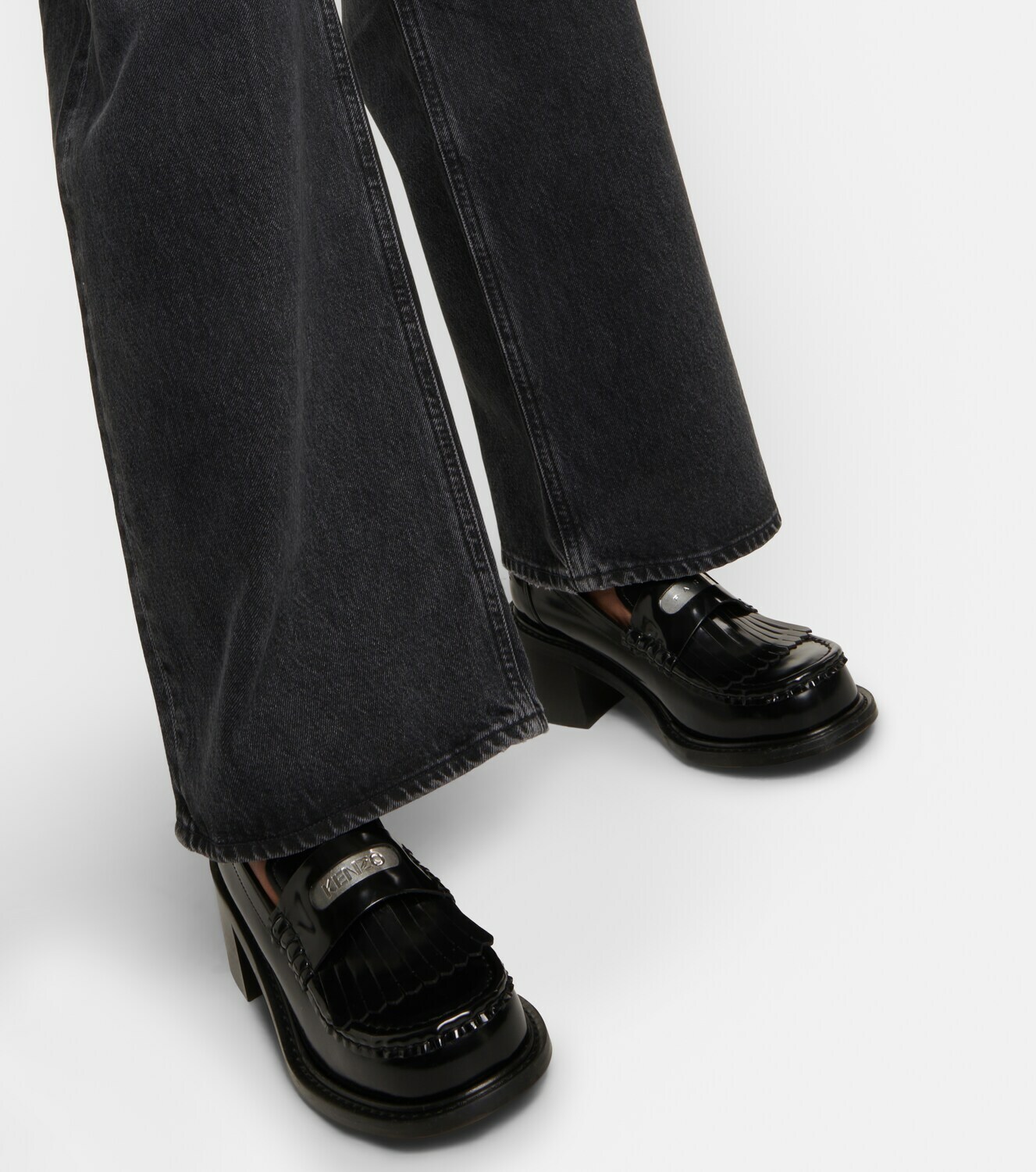 Kenzo - Kenzosmile leather loafer pumps Kenzo
