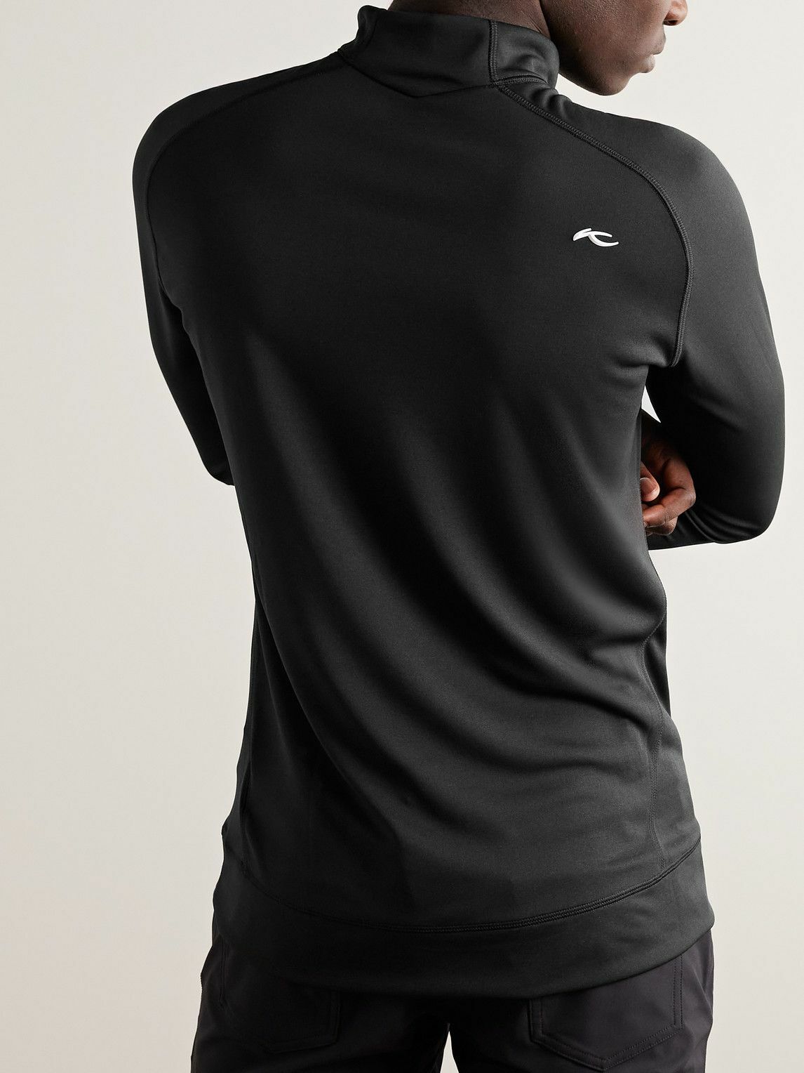 Kjus Golf - Keano Jersey Half-Zip Golf Top - Black Kjus Golf