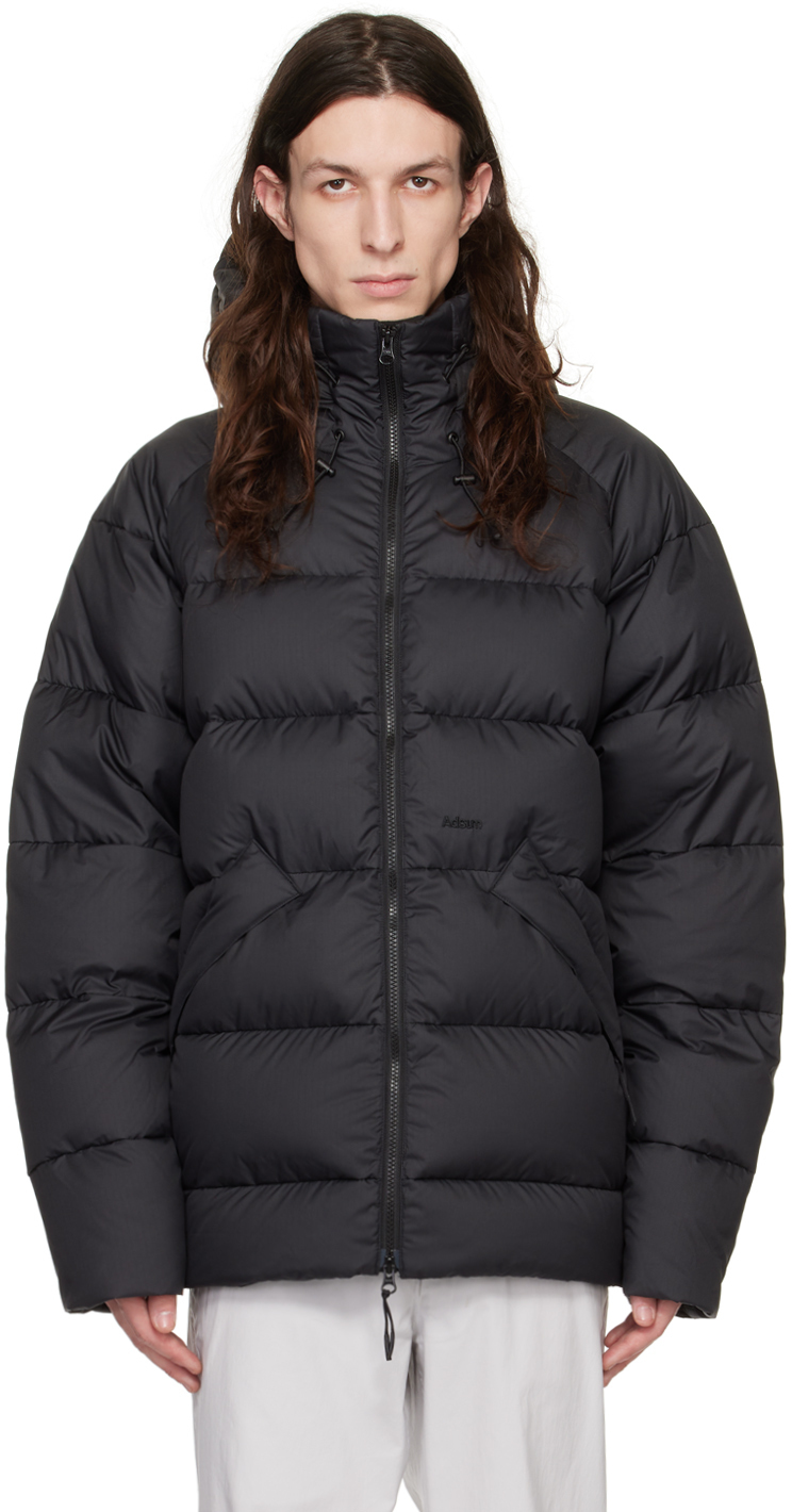 Adsum Black Alpine Down Jacket Adsum