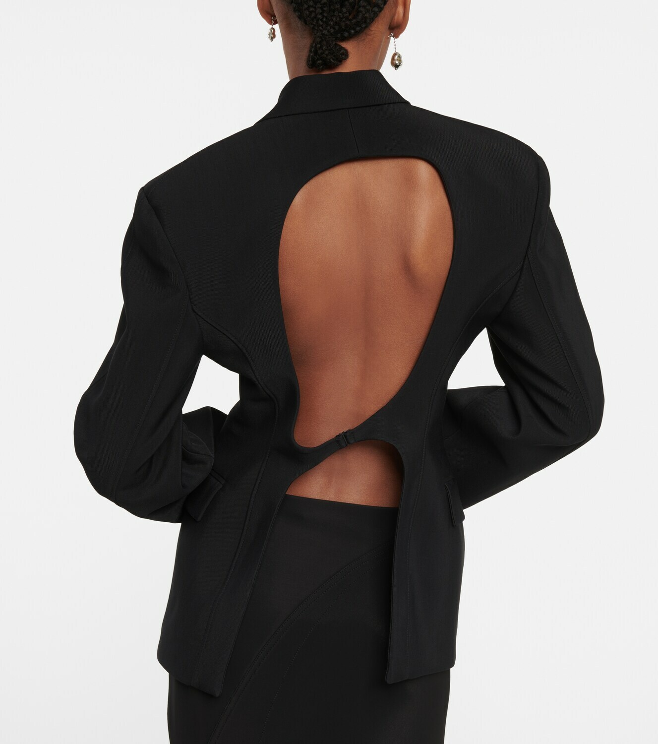 Mugler - Open-back blazer Mugler