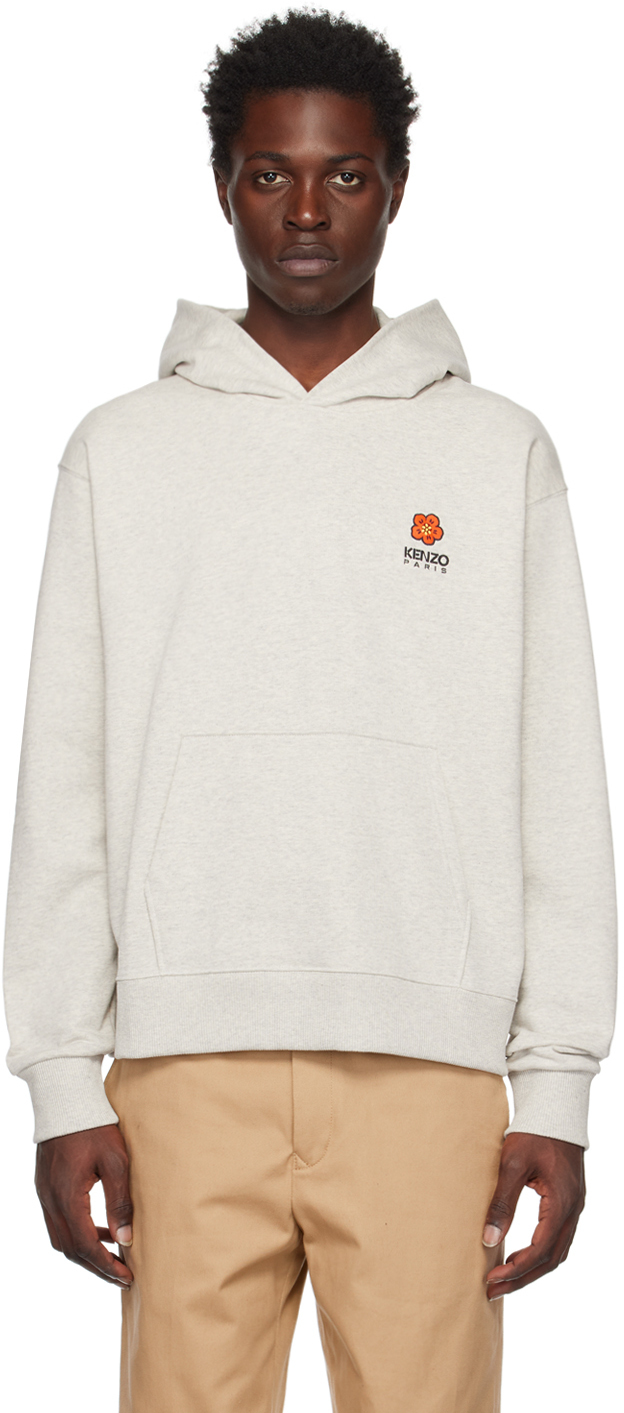 Kenzo Gray Kenzo Paris Boke Flower Hoodie Kenzo