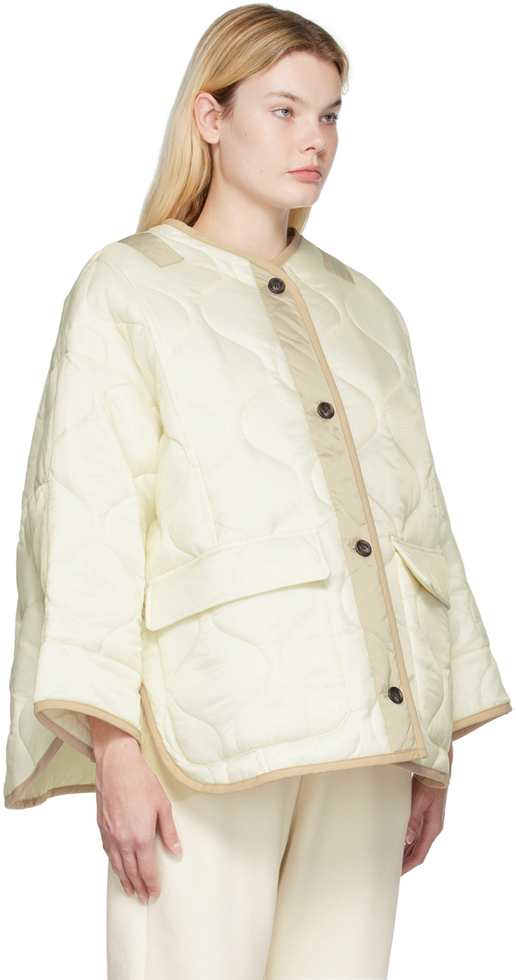 The Frankie Shop Off-White Teddy Jacket The Frankie Shop