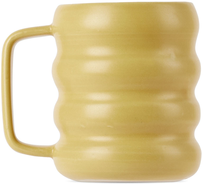 Rory Pots Yellow Retro Mug