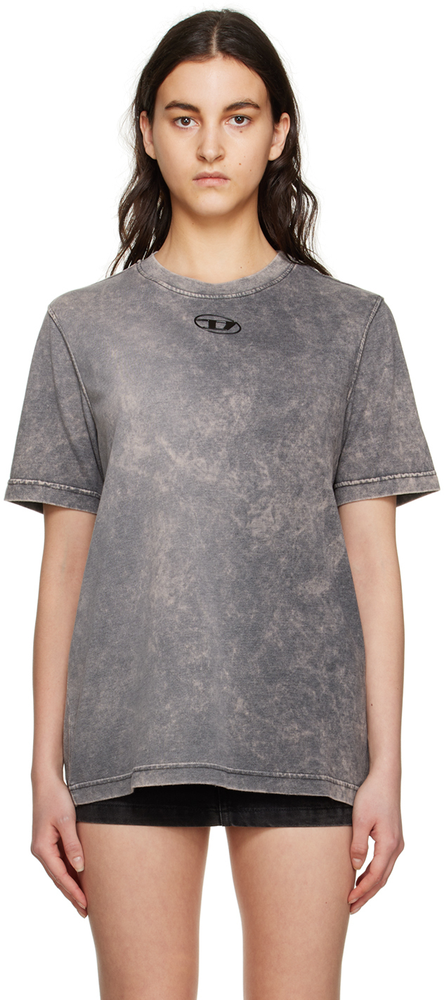 Diesel Gray T-Just-G1 T-Shirt Diesel