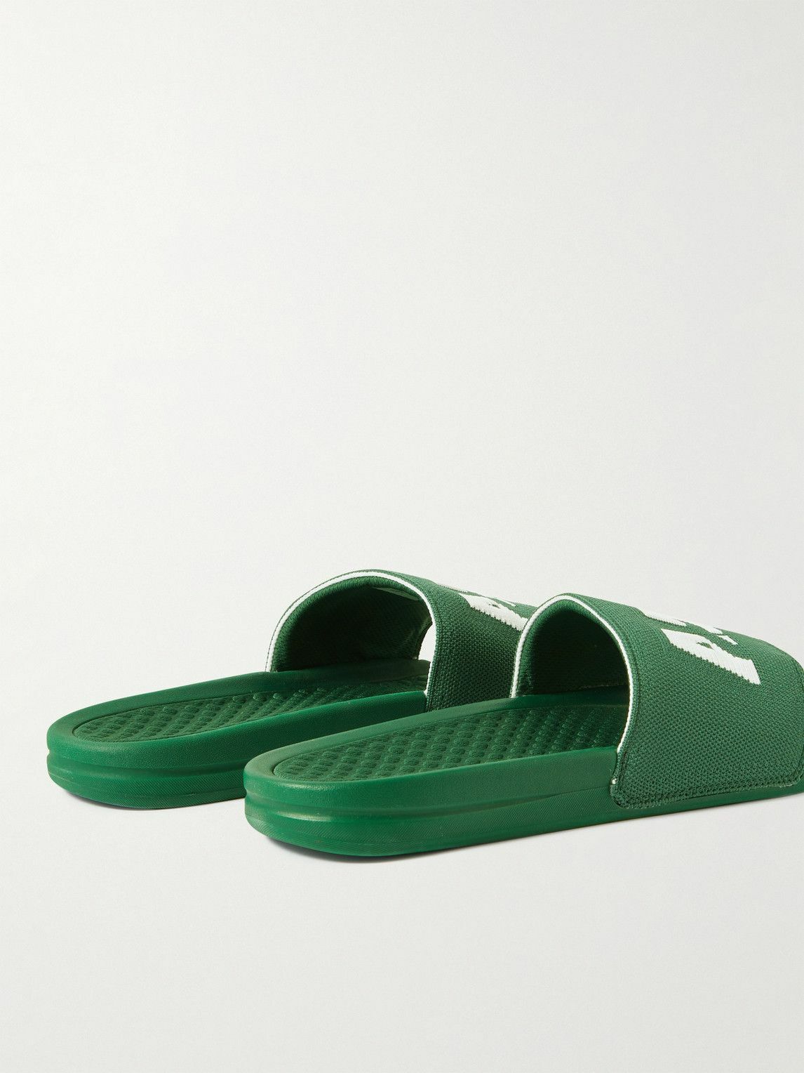APL Athletic Propulsion Labs - Logo-Embossed TechLoom Slides - Green ...