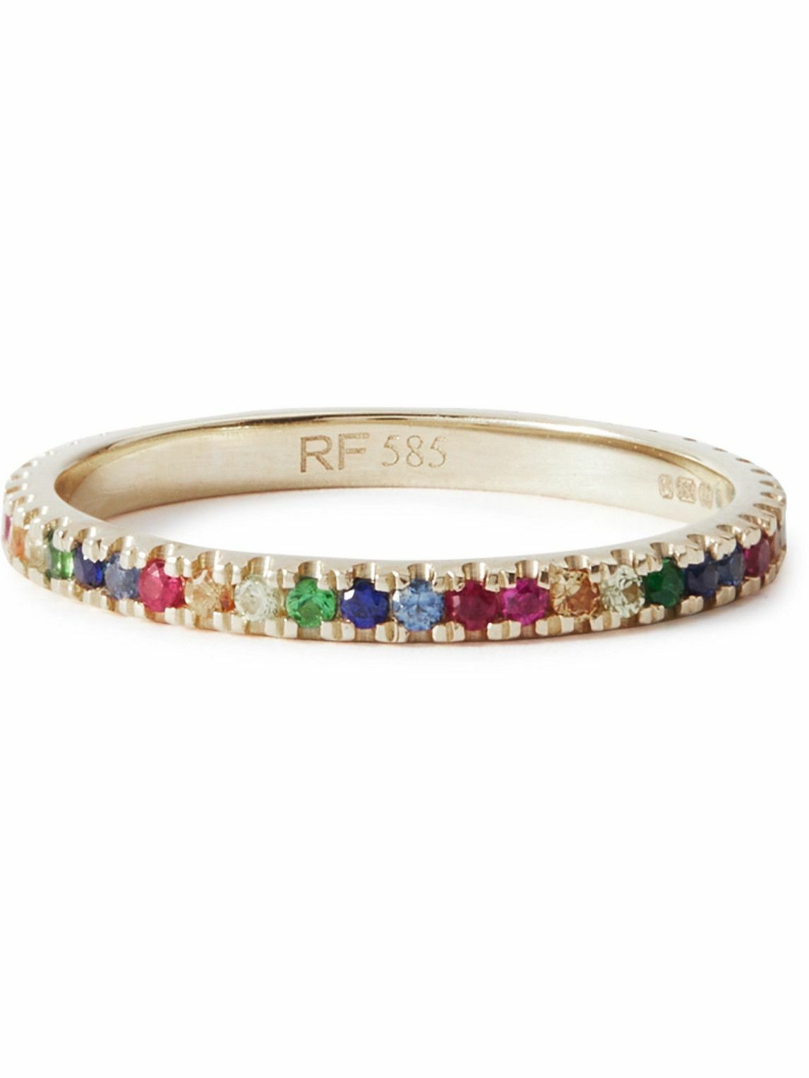 Roxanne First - 14-Karat Gold Sapphire Eternity Ring - Multi Roxanne First