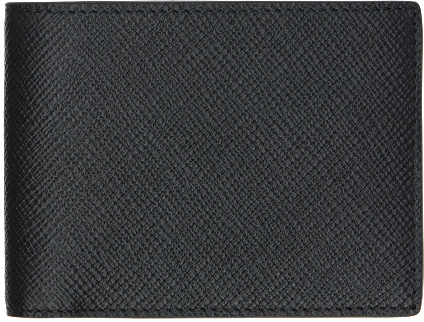 Smythson Black Slim Wallet Smythson