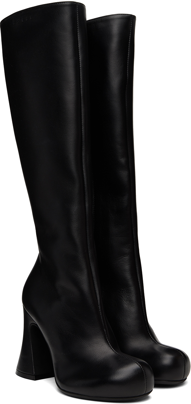 Marni Black Chunky Boots Marni