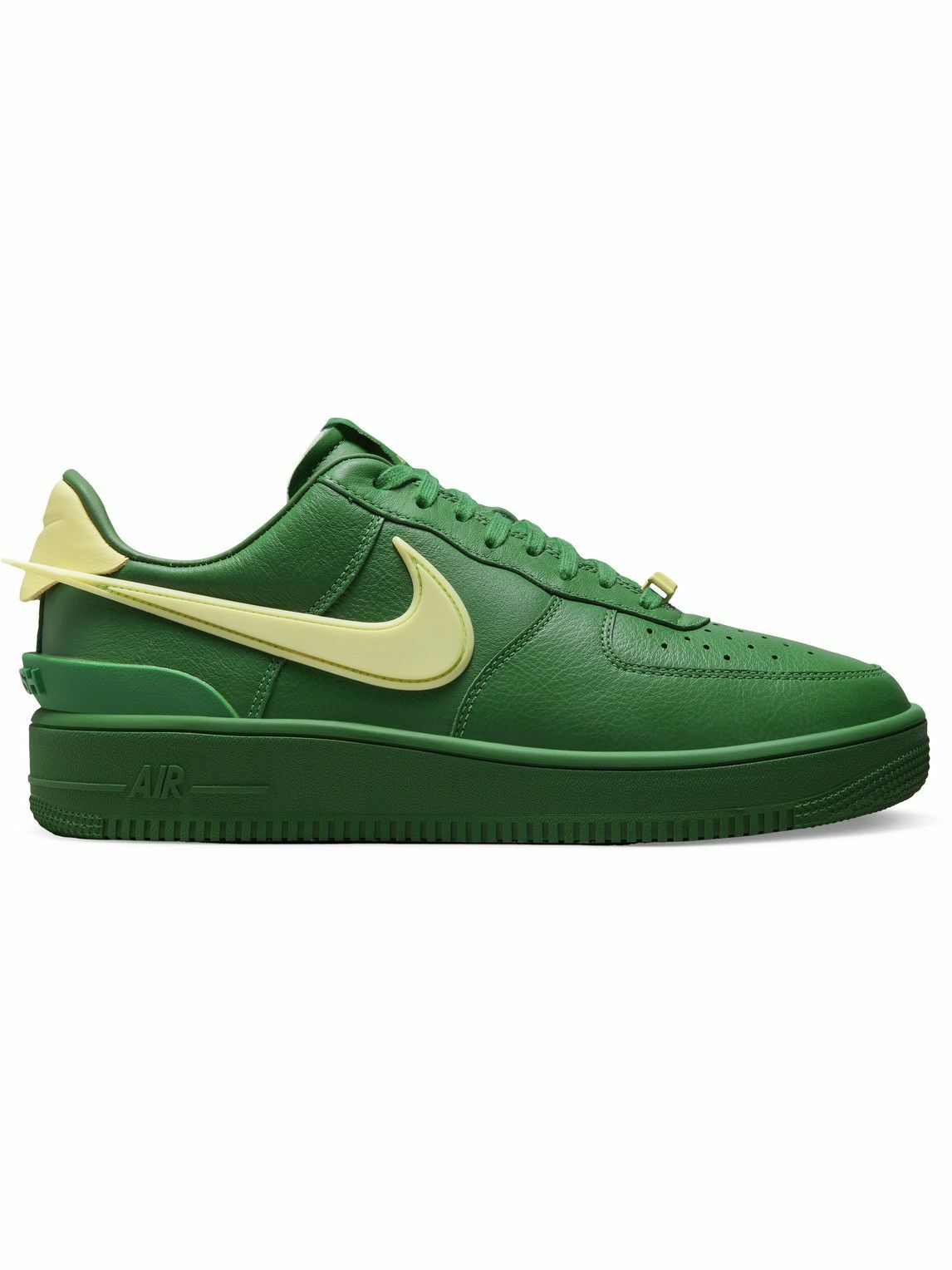 Nike - AMBUSH Air Force 1 Rubber-Trimmed Leather Sneakers - Green Nike