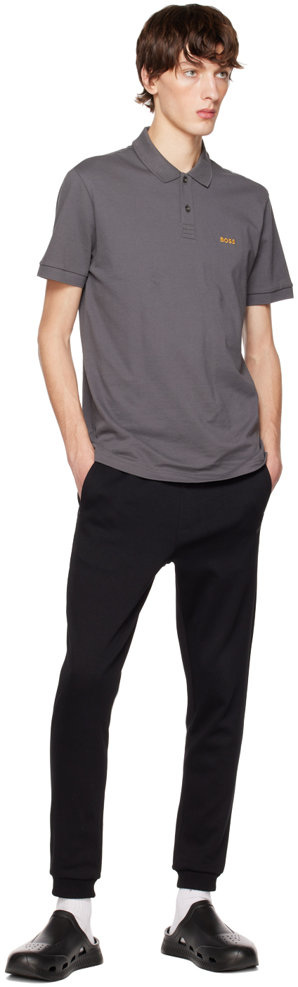 BOSS Black Titanium Clogs BOSS