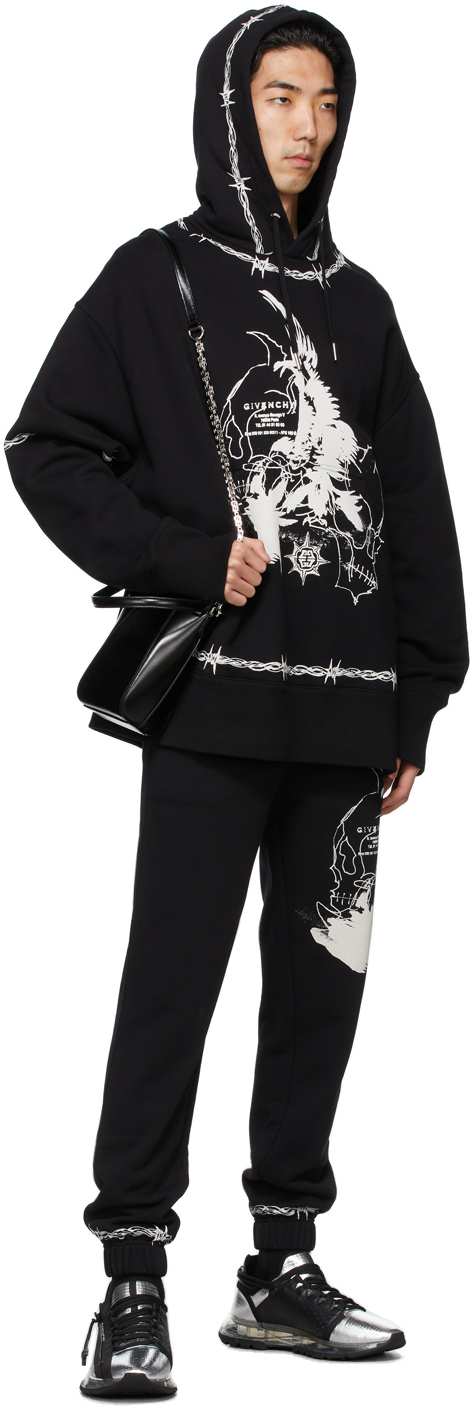 Givenchy Black Gothic Hoodie Givenchy
