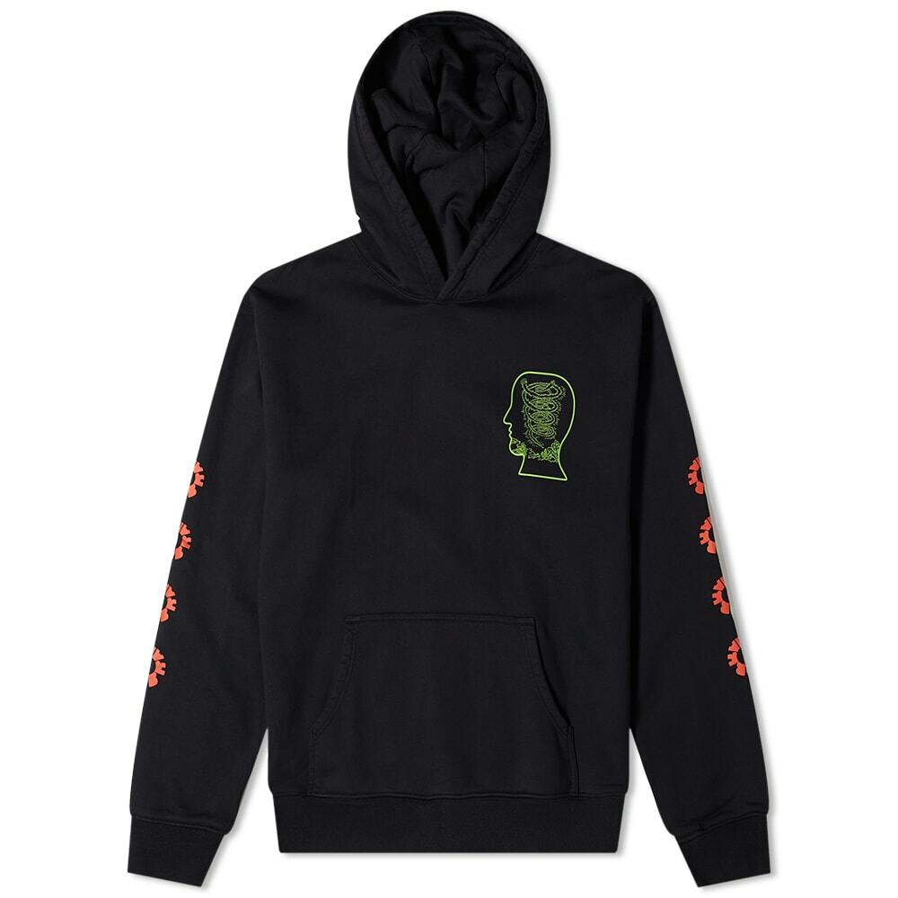 Brain Dead Men's Lizard Cowboy Hoody in Black Brain Dead