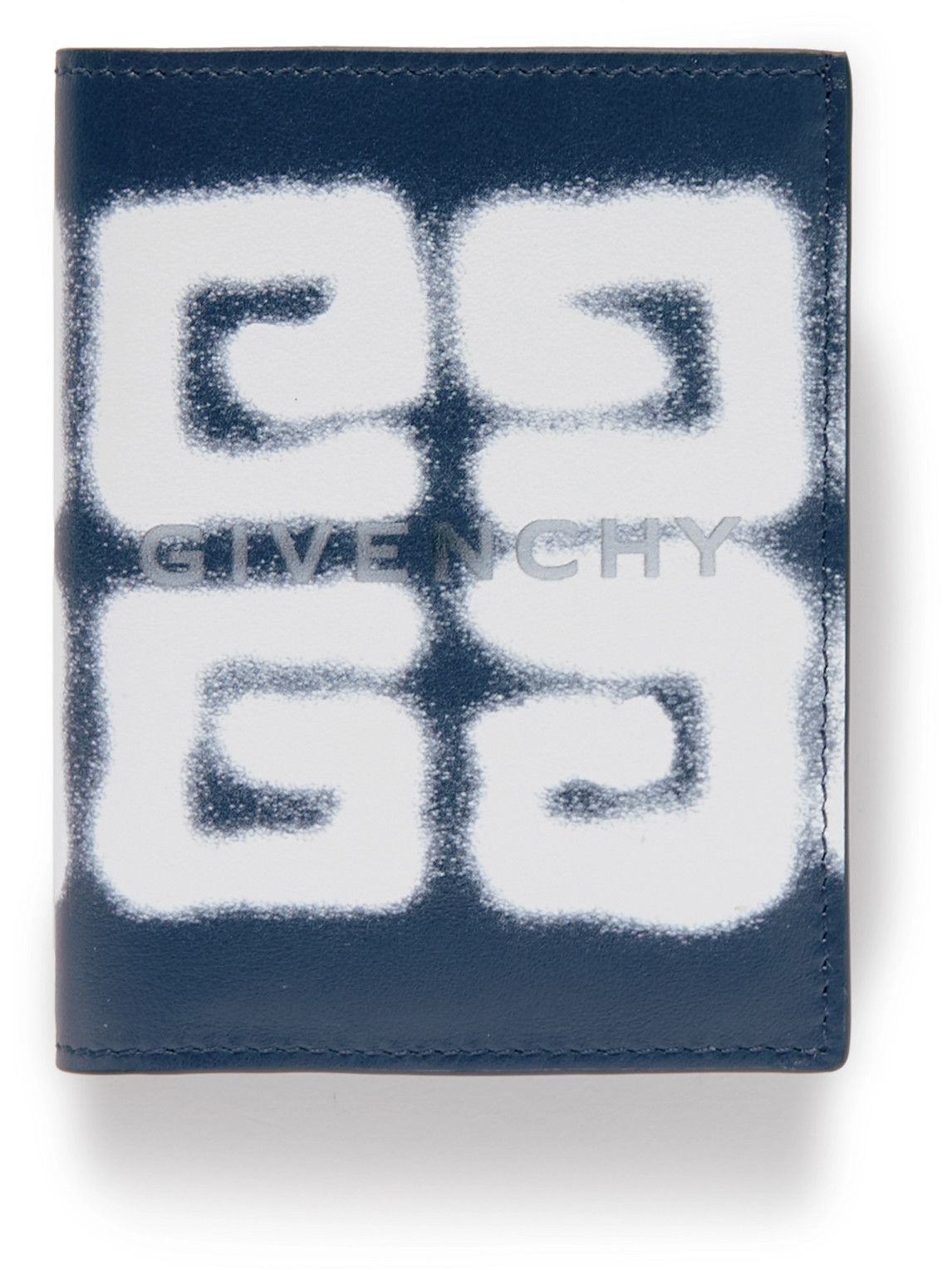 Givenchy - Logo-Print Leather Bifold Cardholder Givenchy